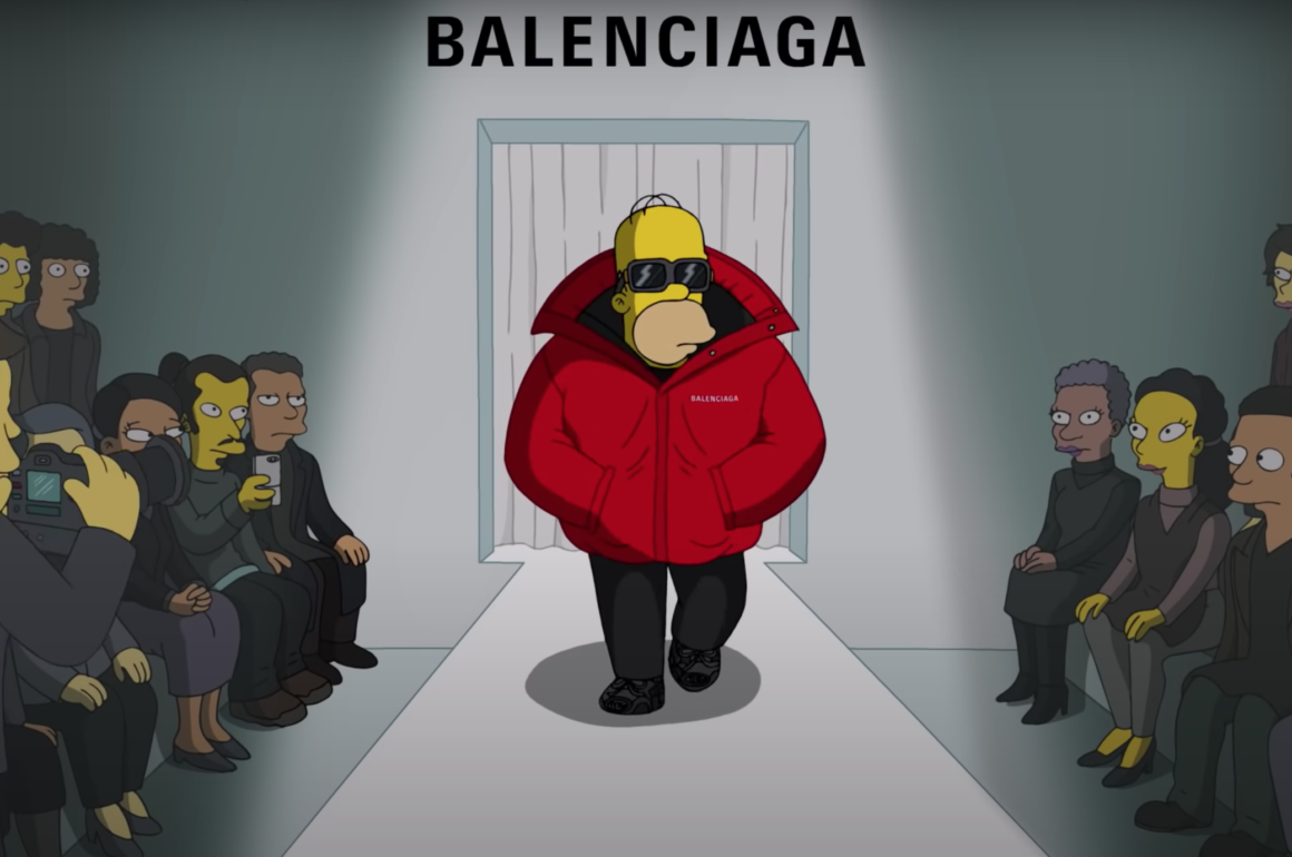 THE SIMPSONS WALKED THE BALENCIAGA RUNWAY - The Blup